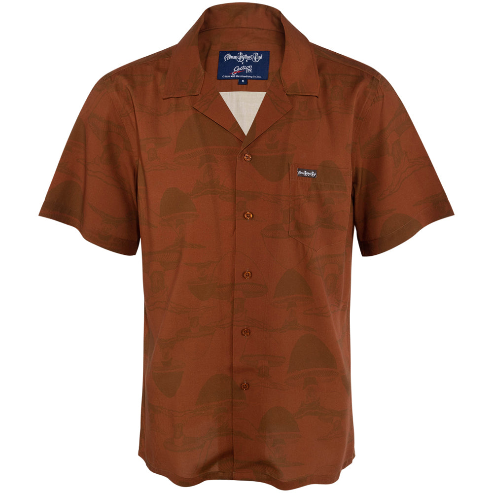 Allman Brothers | Relaxed Short Sleeve Button Down | All Over Big Mush ...