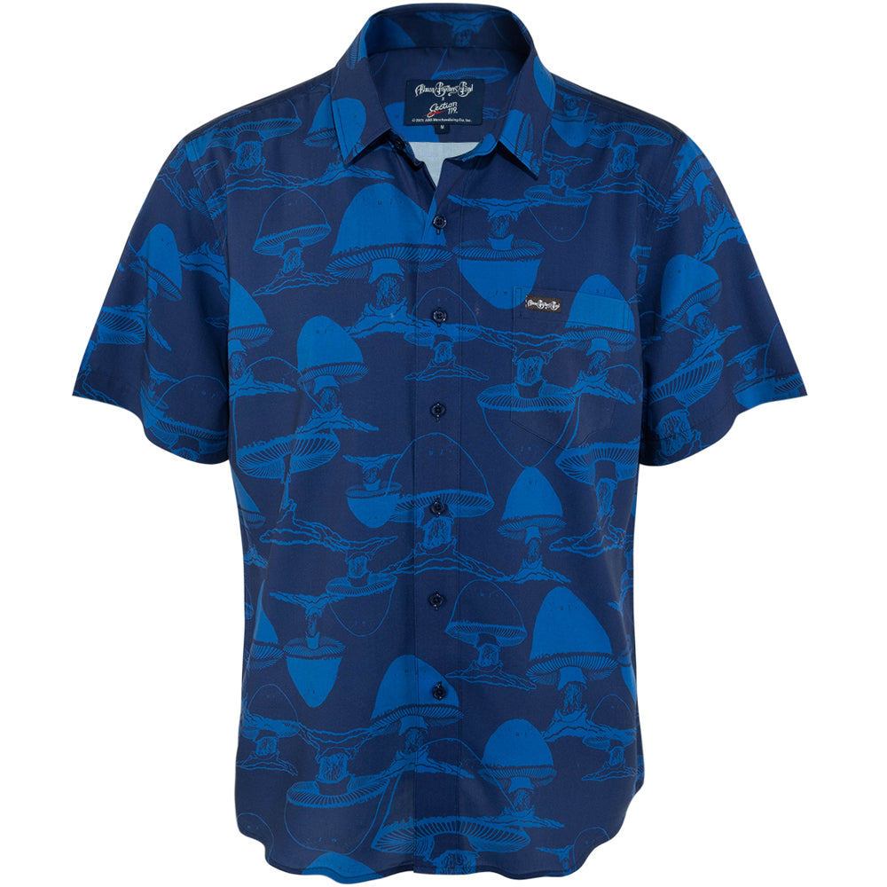 Allman Brothers | Relaxed Short Sleeve Button Down | All Over Big Mush ...