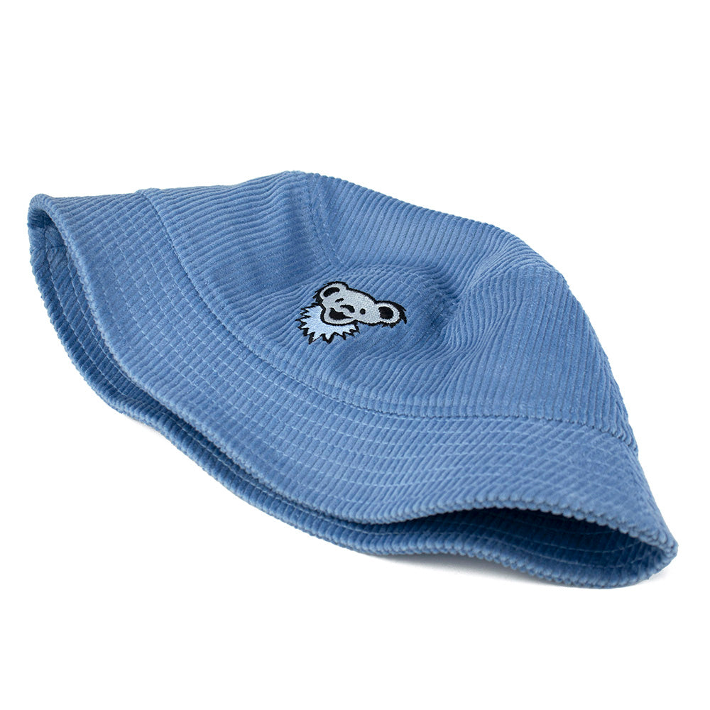 Grateful Dead | Corduroy Bucket Hat | Bear Light Blue Grateful Dead | Corduroy Bucket Hat | Bear Light Blue