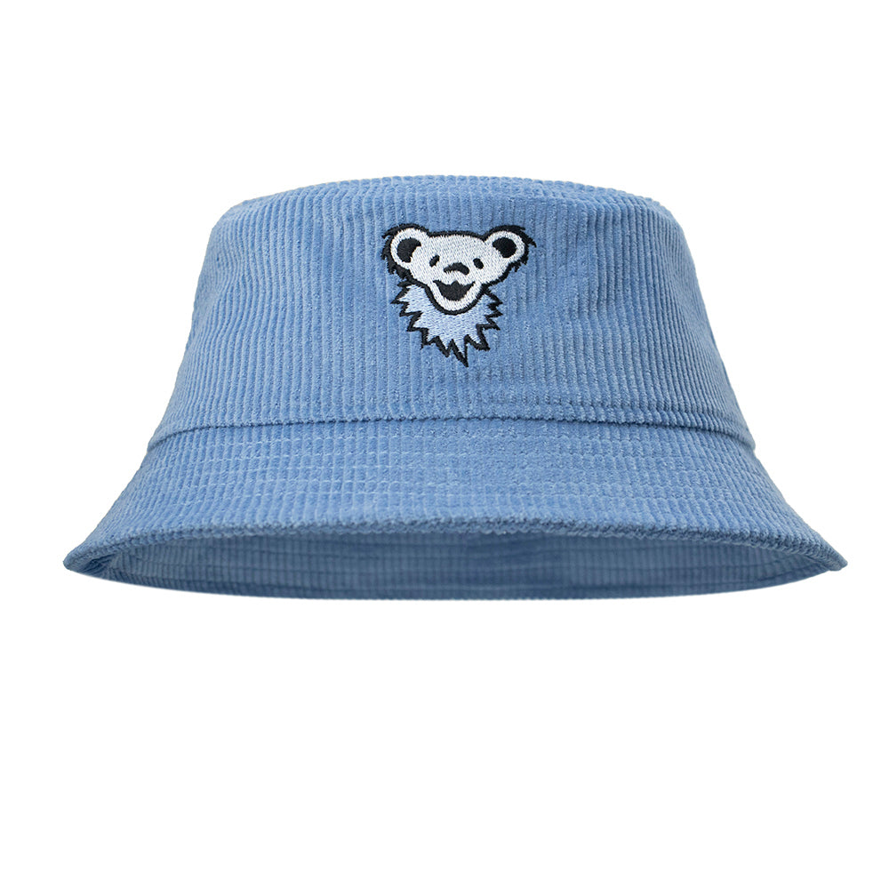 Grateful Dead | Corduroy Bucket Hat | Bear Light Blue Grateful Dead | Corduroy Bucket Hat | Bear Light Blue