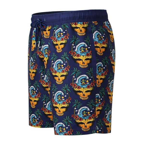 Elastic Waist Grateful Dead Tiki Swim Trunk– Section 119