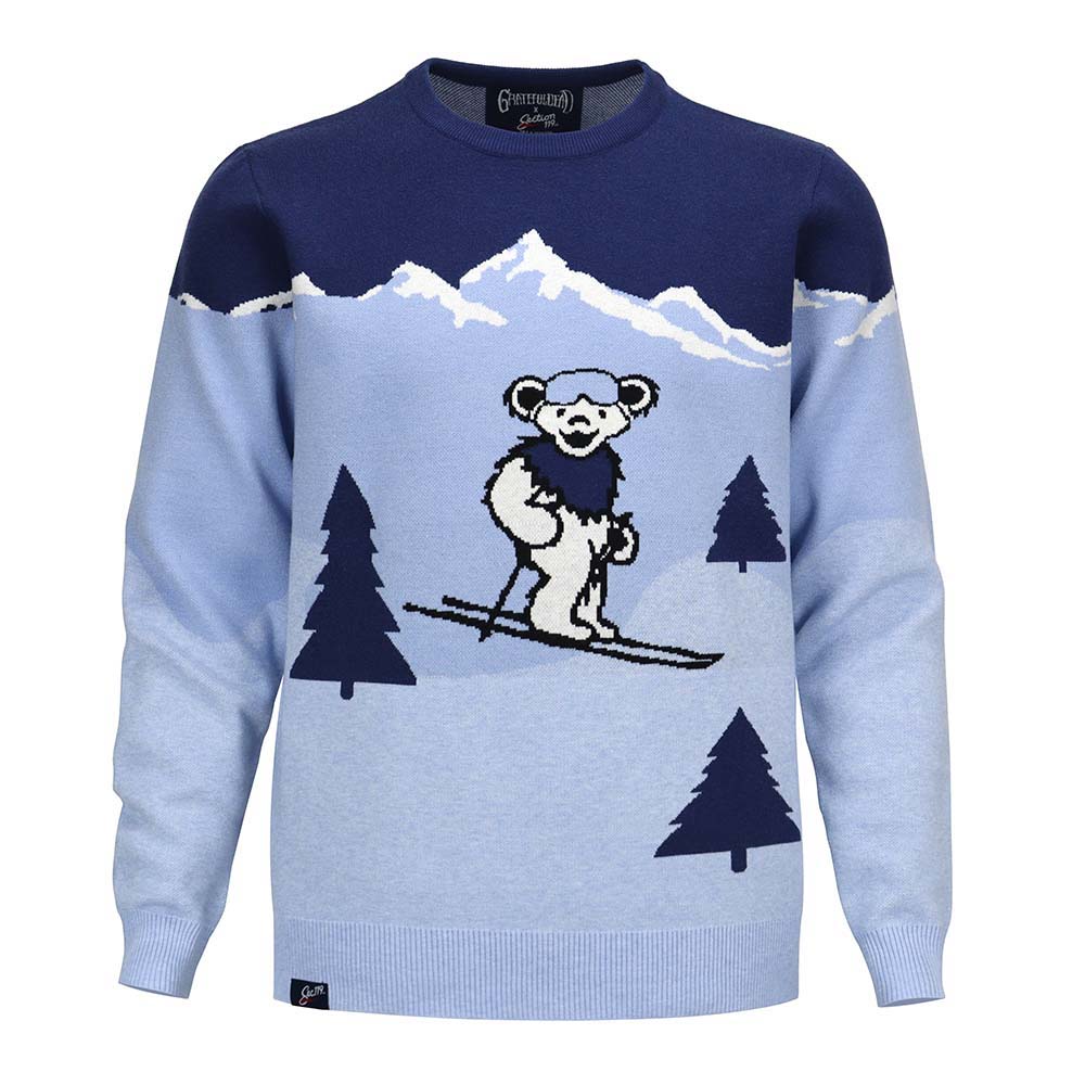 Grateful Dead | Classic Sweater | Ski Bear in Blue – Section 119