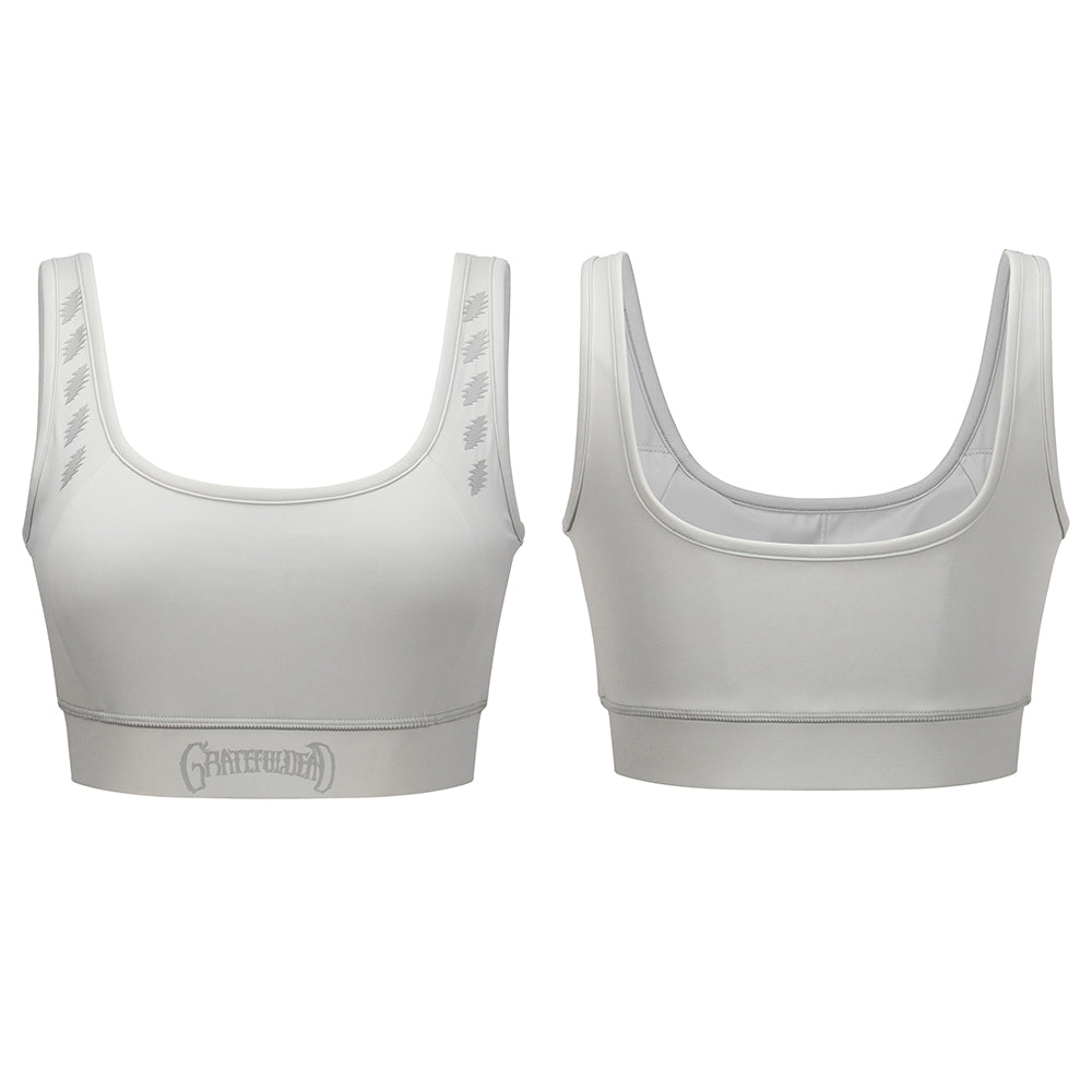 Grateful Dead Bolt Sports Bra in Grey– Section 119