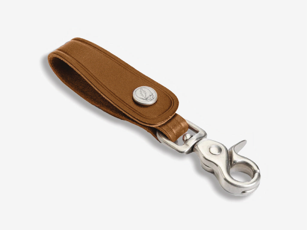Grateful Dead | Leather Accessories | No. 240-GD Key Fob, Tan – Section 119
