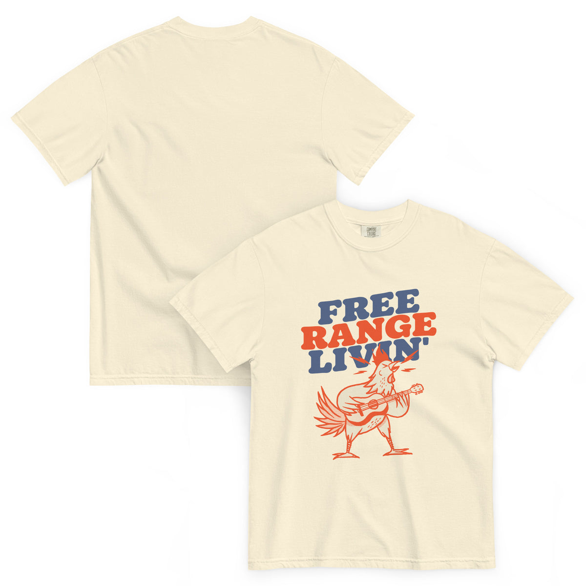 Section 119 | Unisex Garment-Dyed T-shirt | Free Range Guitar Ivory