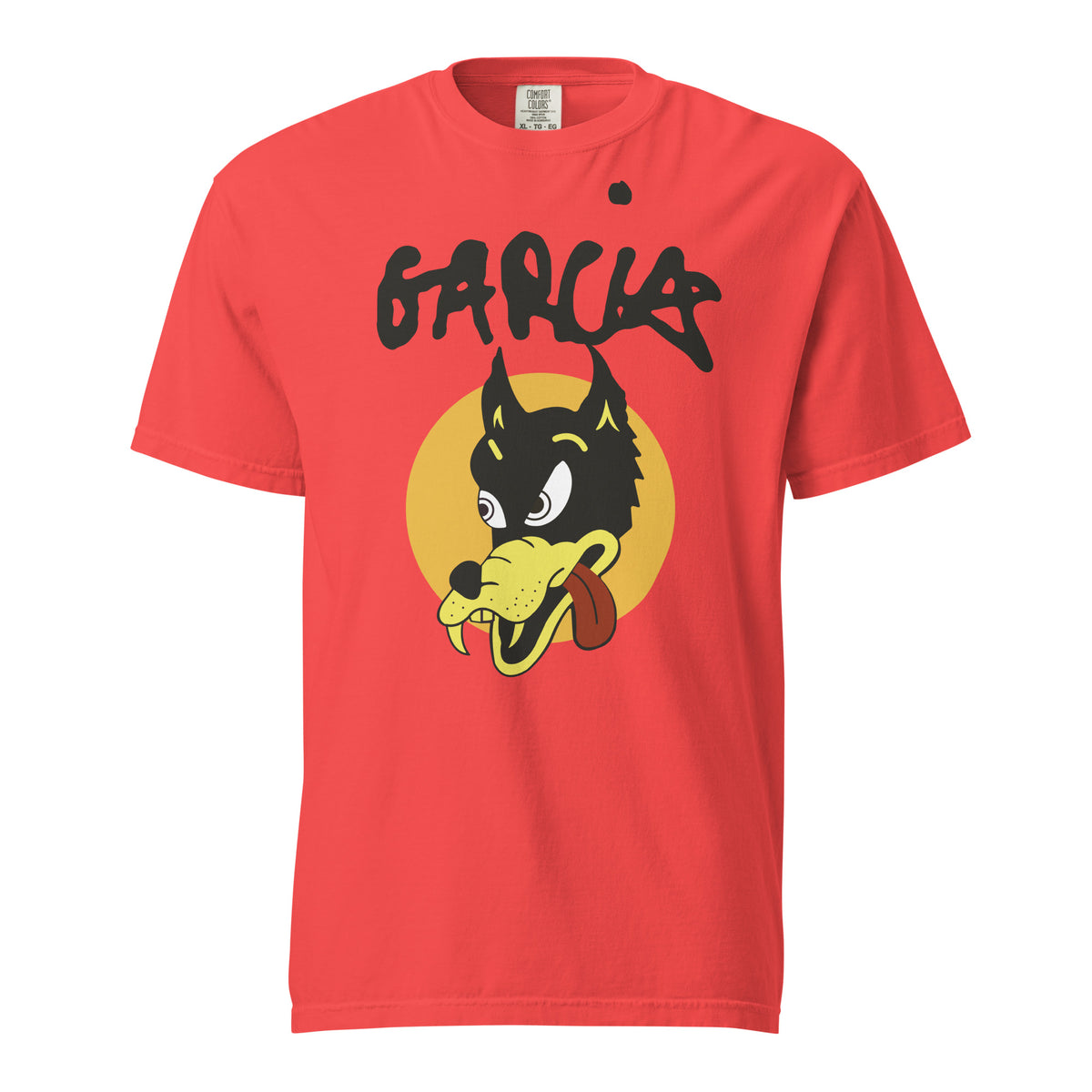 Jerry Garcia | 100% Cotton Pigment Dye | Garcia Dire Wolf Red – Section 119