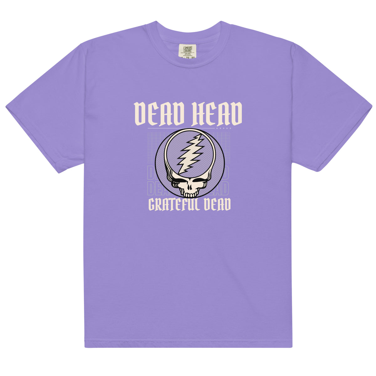 Grateful Dead | Pigment Dye Oversize Cotton Tee | Dead Head – Section 119