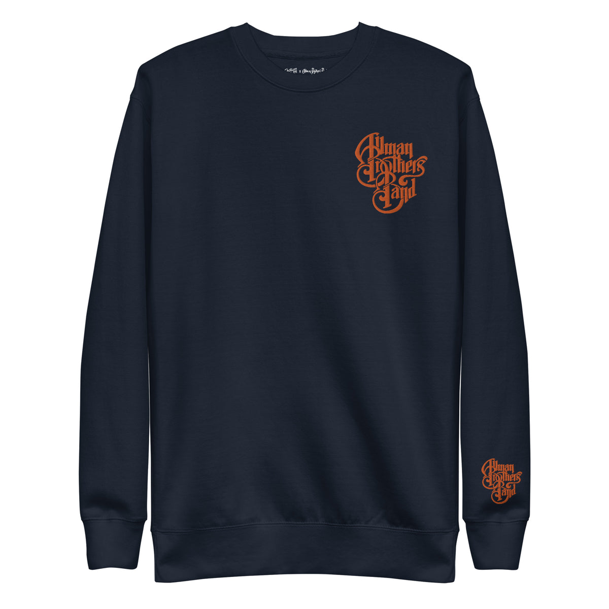 Allman Brothers Band | Crewneck Sweatshirt | Embroidered Classic Navy ...