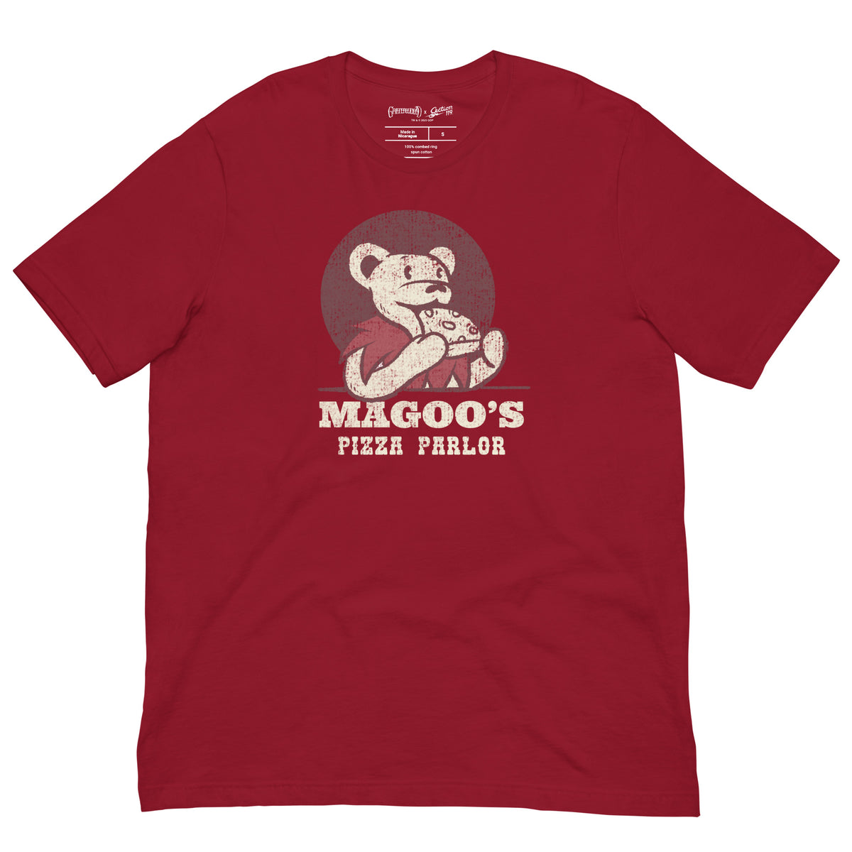 Grateful Dead | T-Shirt | Pizza Bear Red – Section 119