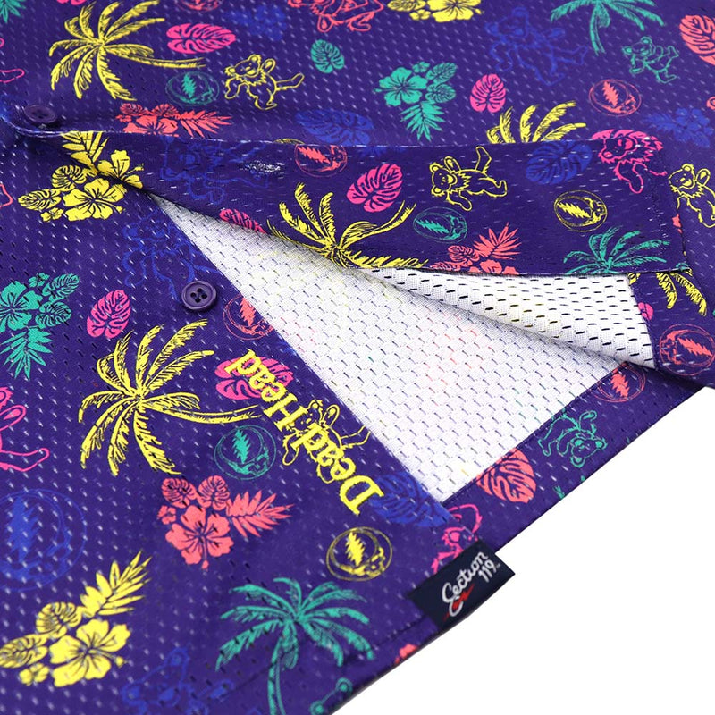 Grateful Dead Purple Neon Mesh Shirt– Section 119